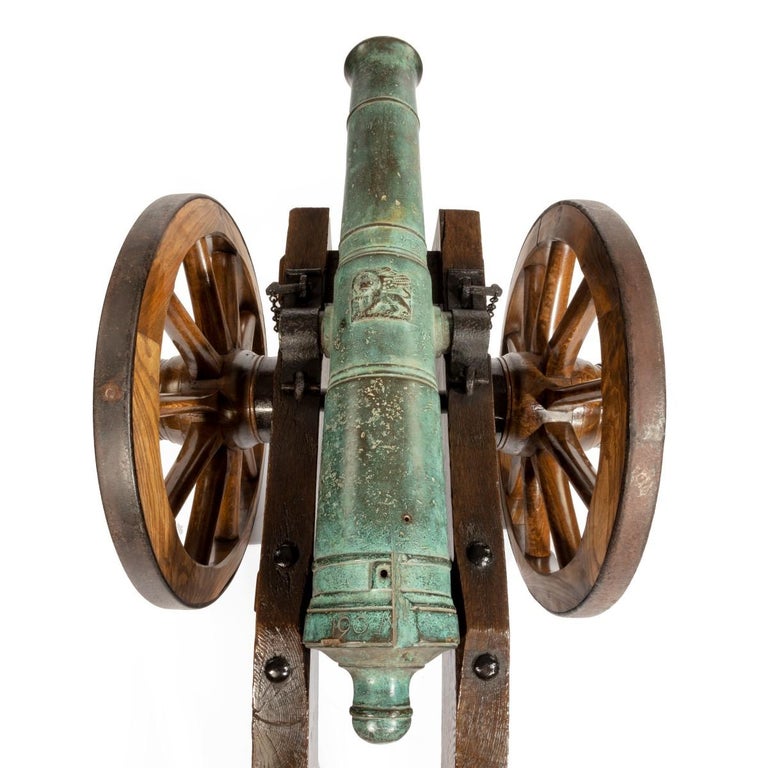 Rare Pair of Early 18th Century Venetian Cannon For Sale at 1stDibs