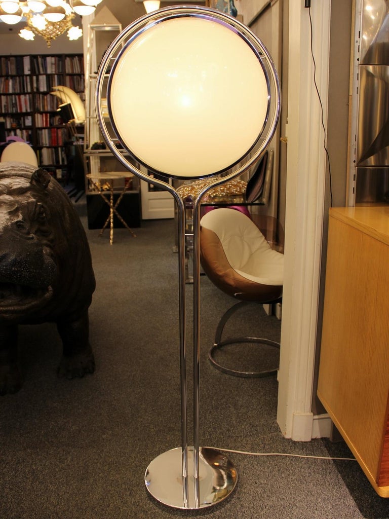Rare Pair of Floor Lamps by Garrault and Delord, France, 1971 at ...