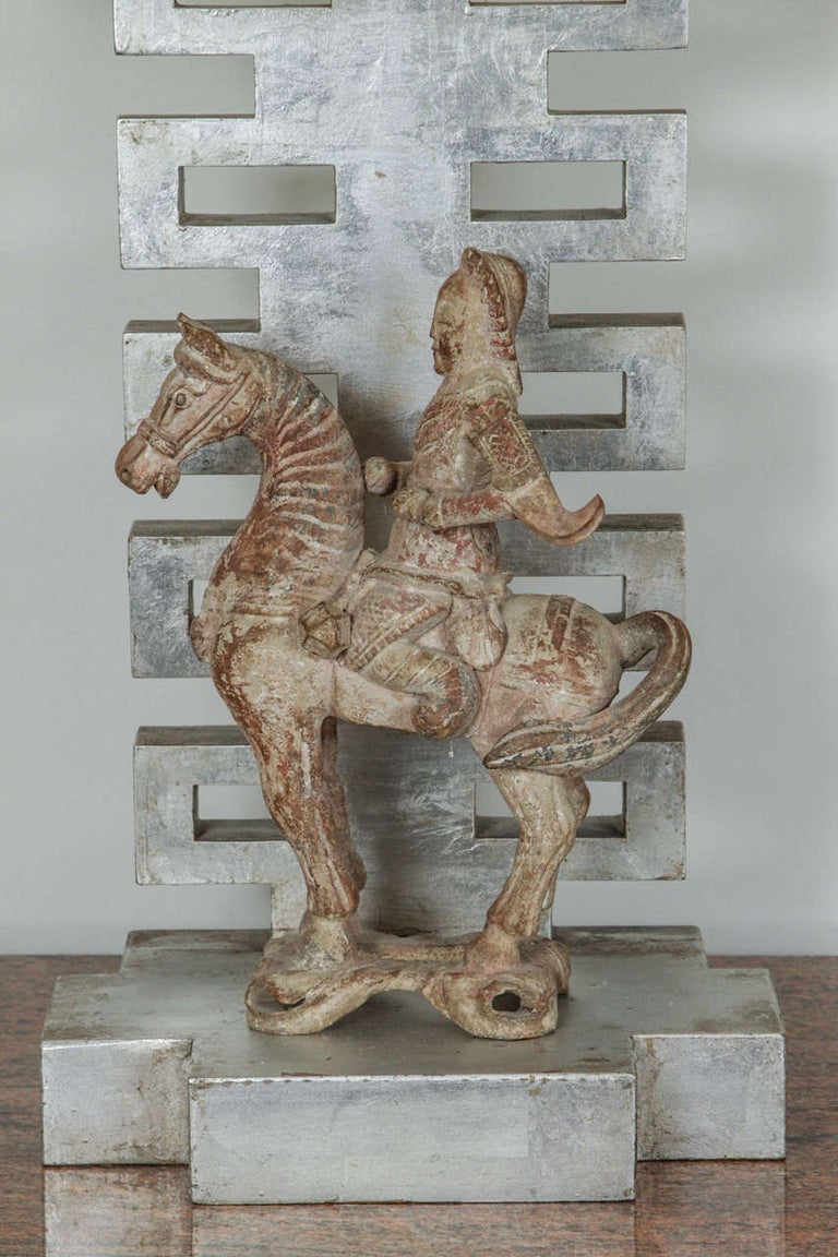 Rare Pair of Lamps by James Mont with Chinese Warrior Figures For Sale ...
