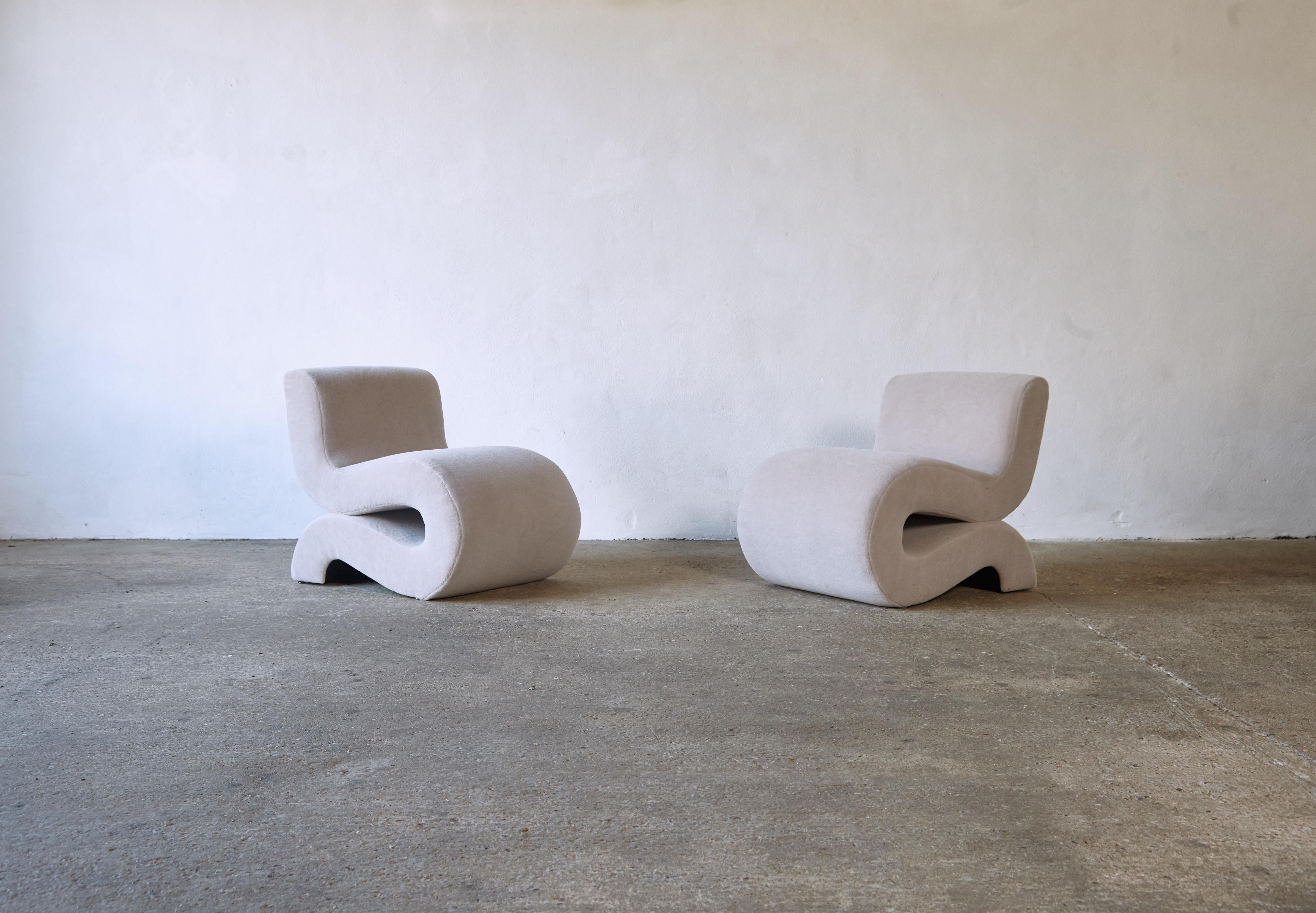 Rare Pair of Noodle Chairs by Augusto Betti for Habitat Faenza, Italy ...
