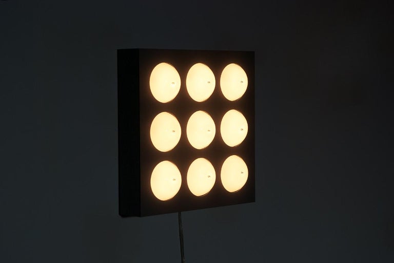 Rare Pair of "ON/OFF" Wall Lamps Designed by Paul Talman, circa 1965 For Sale at 1stDibs