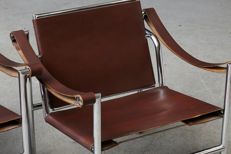 Rare Pair of Original Le Corbusier 'Corbu' Chairs 'LC1', from ...