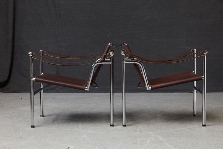 Rare Pair of Original Le Corbusier 'Corbu' Chairs 'LC1', from ...