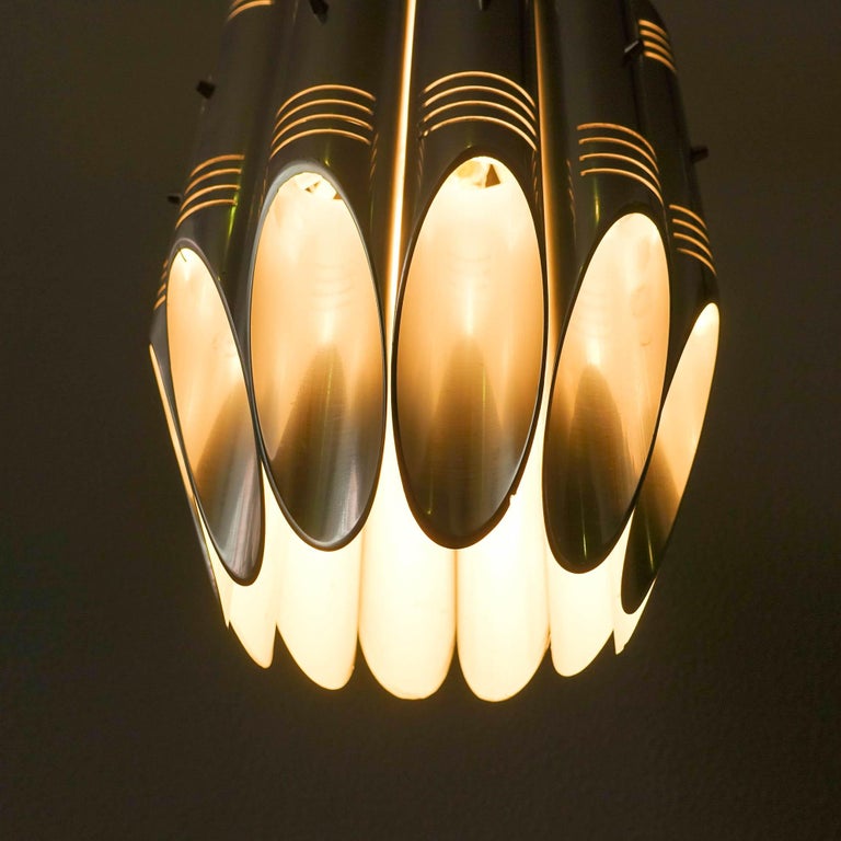 Rare Pair of Philips Pendant Lamps, 1960's For Sale at 1stDibs