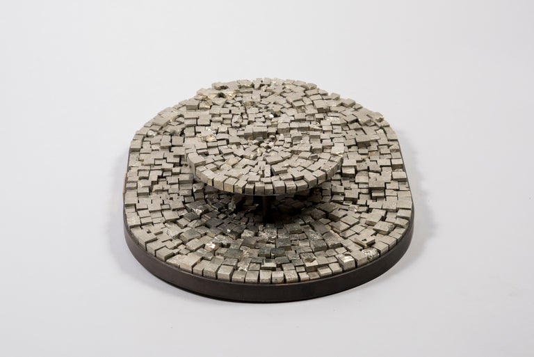 Rare Pair of Pyrite Stones Wall Light by Georges Mathias For Sale at ...