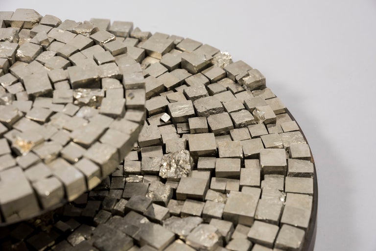 Rare Pair of Pyrite Stones Wall Light by Georges Mathias For Sale at ...