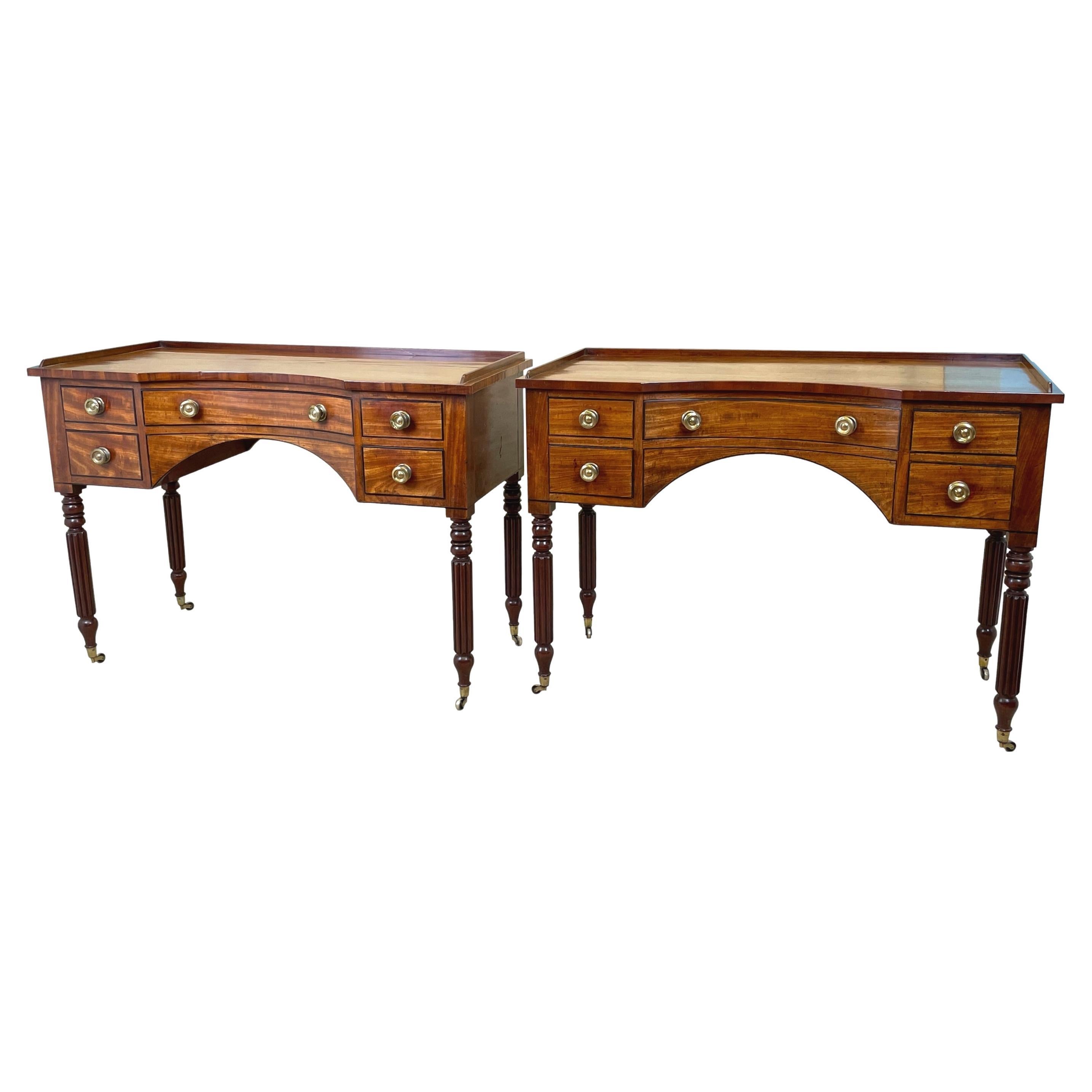 Pair of British Regency Period Occasional Tables For Sale at 1stDibs