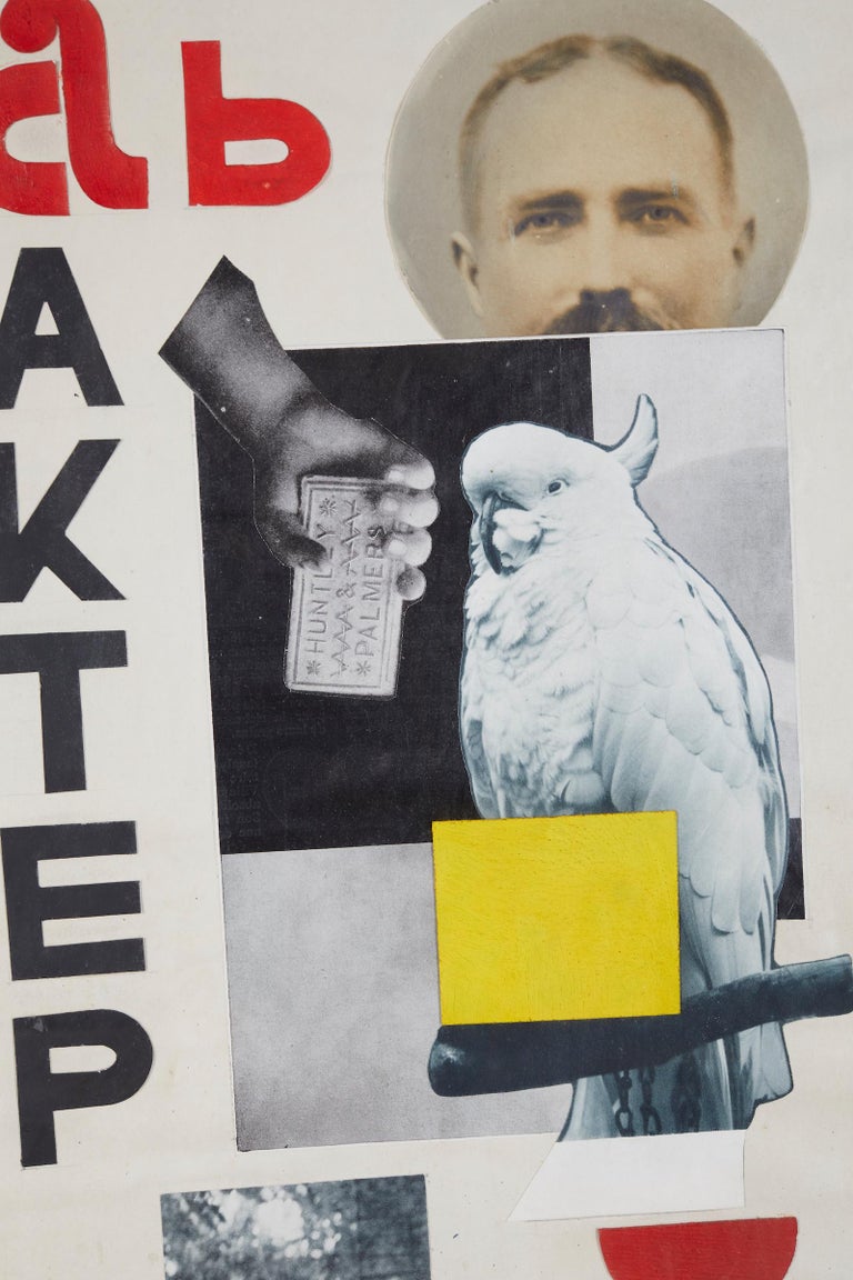 Rare Pair of Russian Avant Garde Collage by Mikhael Menkov For Sale at ...