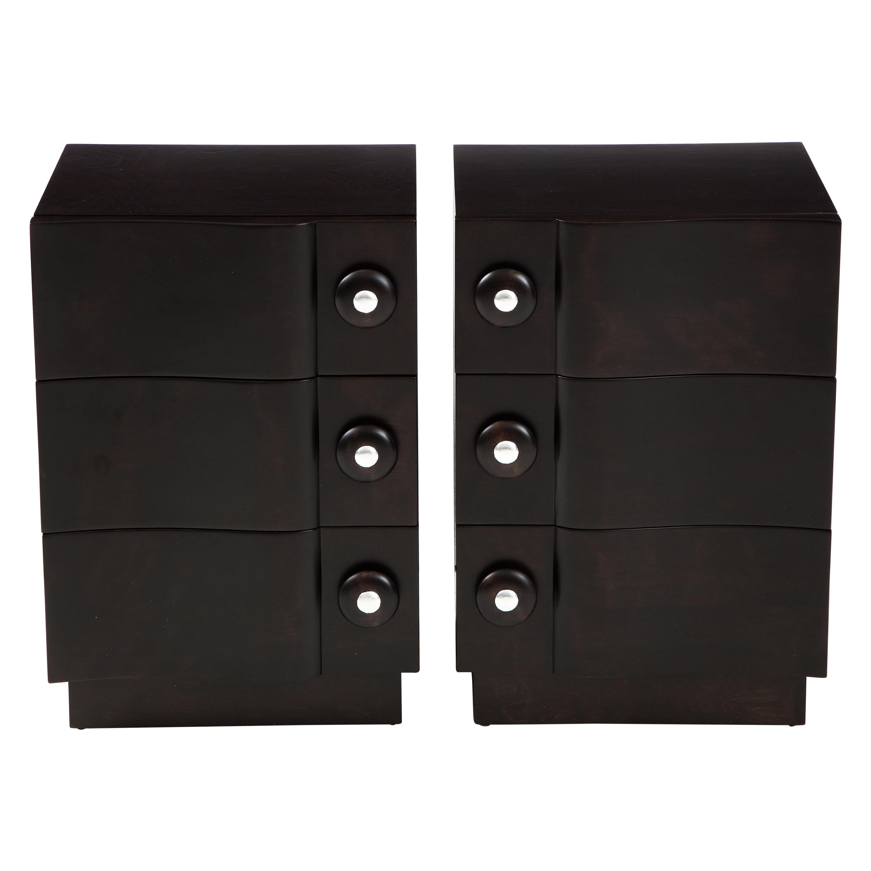 Pair Of Mesh Front Metal Cabinets For Sale At 1stDibs