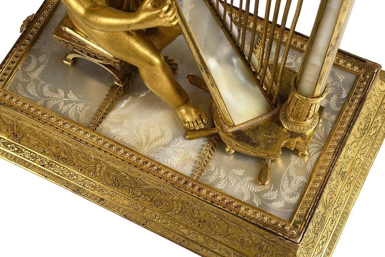 Rare Palais Royal Ormolu + Mother of Pearl Music Box / Jewel Box For ...