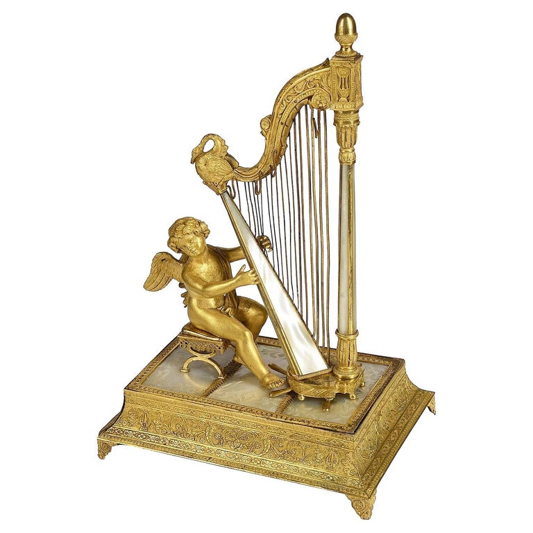 Rare Palais Royal Ormolu + Mother of Pearl Music Box / Jewel Box For ...