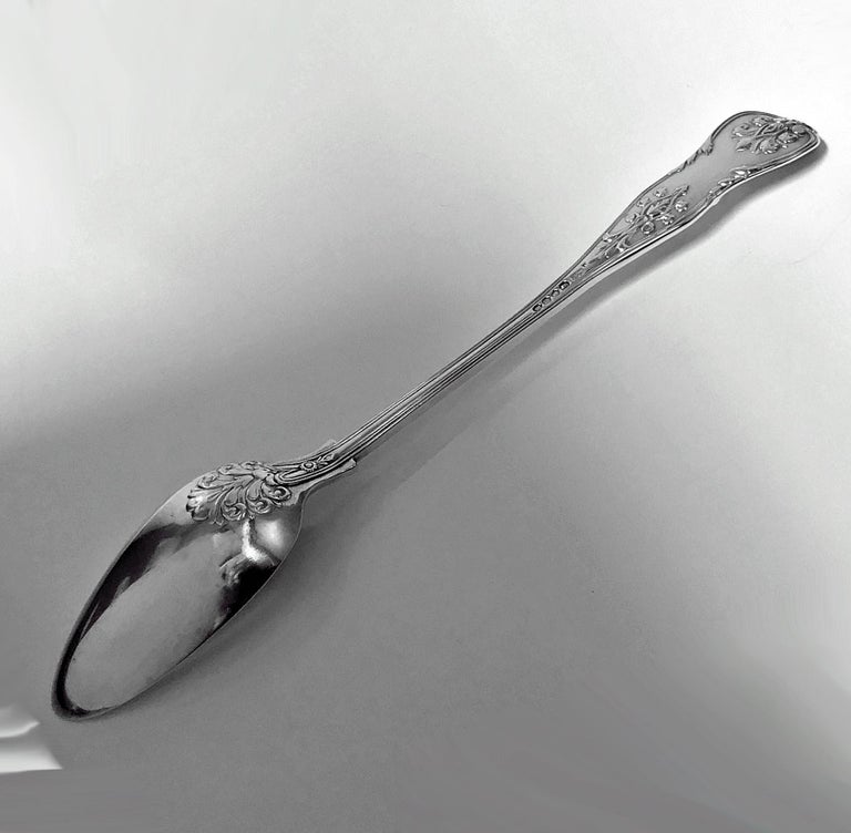 Rare Pattern Mary Chawner Princess No 2 Silver Large Serving Spoon ...