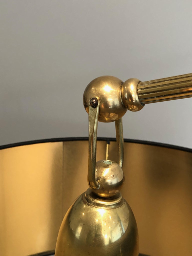 Rare Pendulum Brass Floor Lamp at 1stDibs