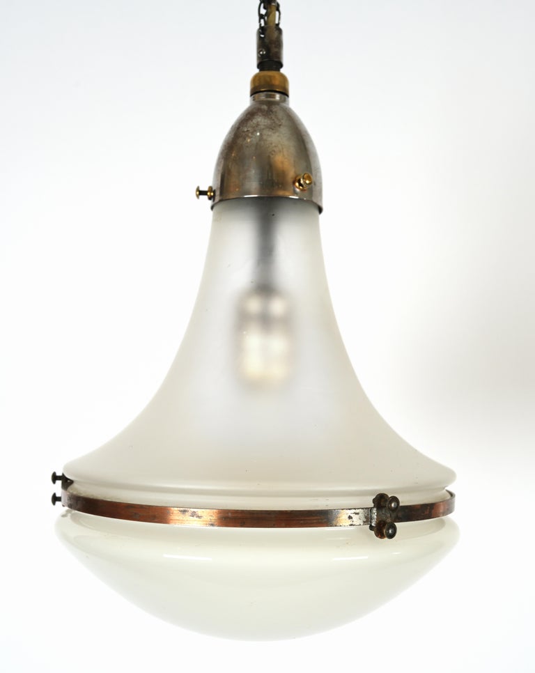 Rare Peter Behrens "Luzette" Ceiling Light For Sale at 1stDibs