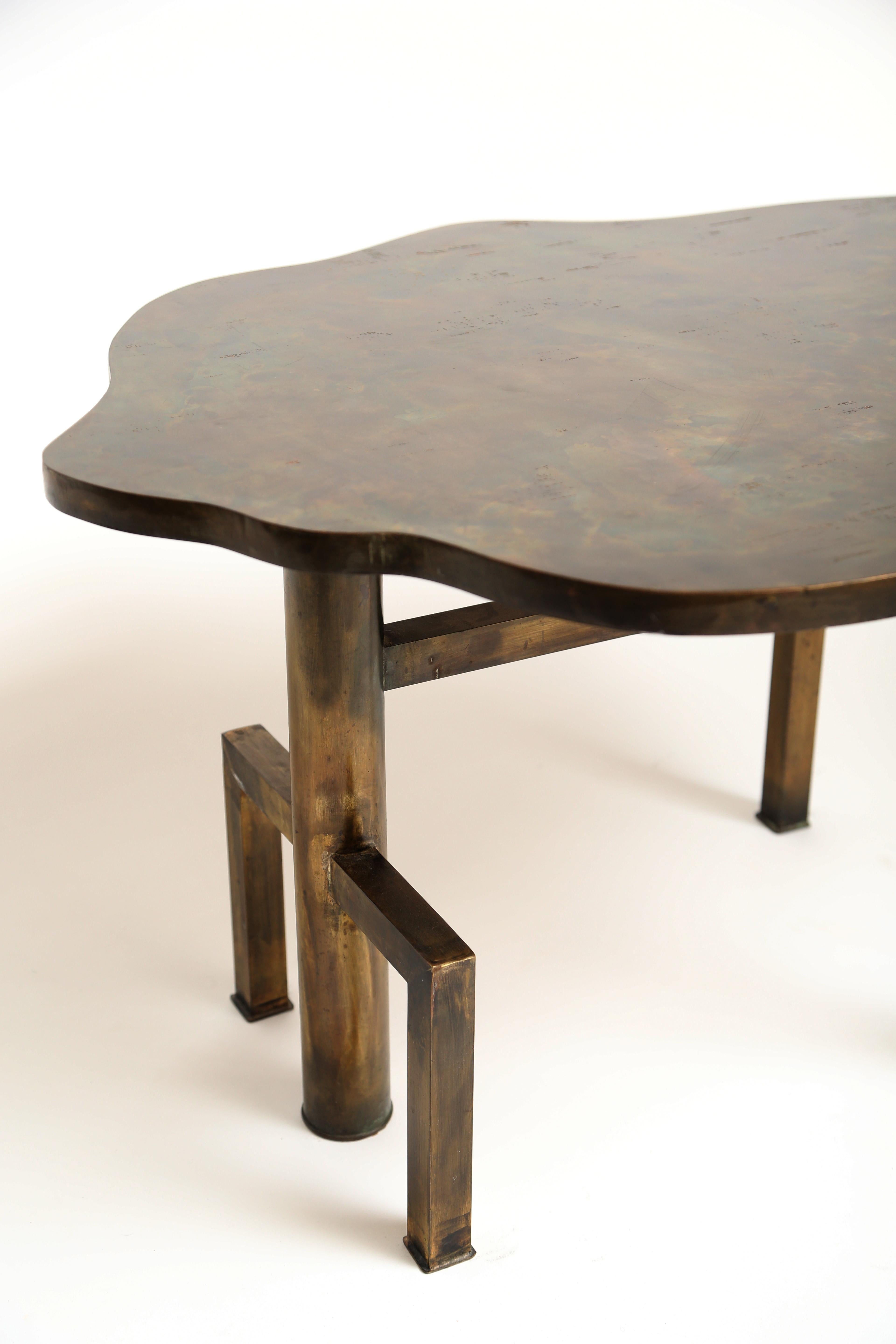 Rare Philip and Kelvin Laverne Turtle Top Table at 1stDibs | turtle ...