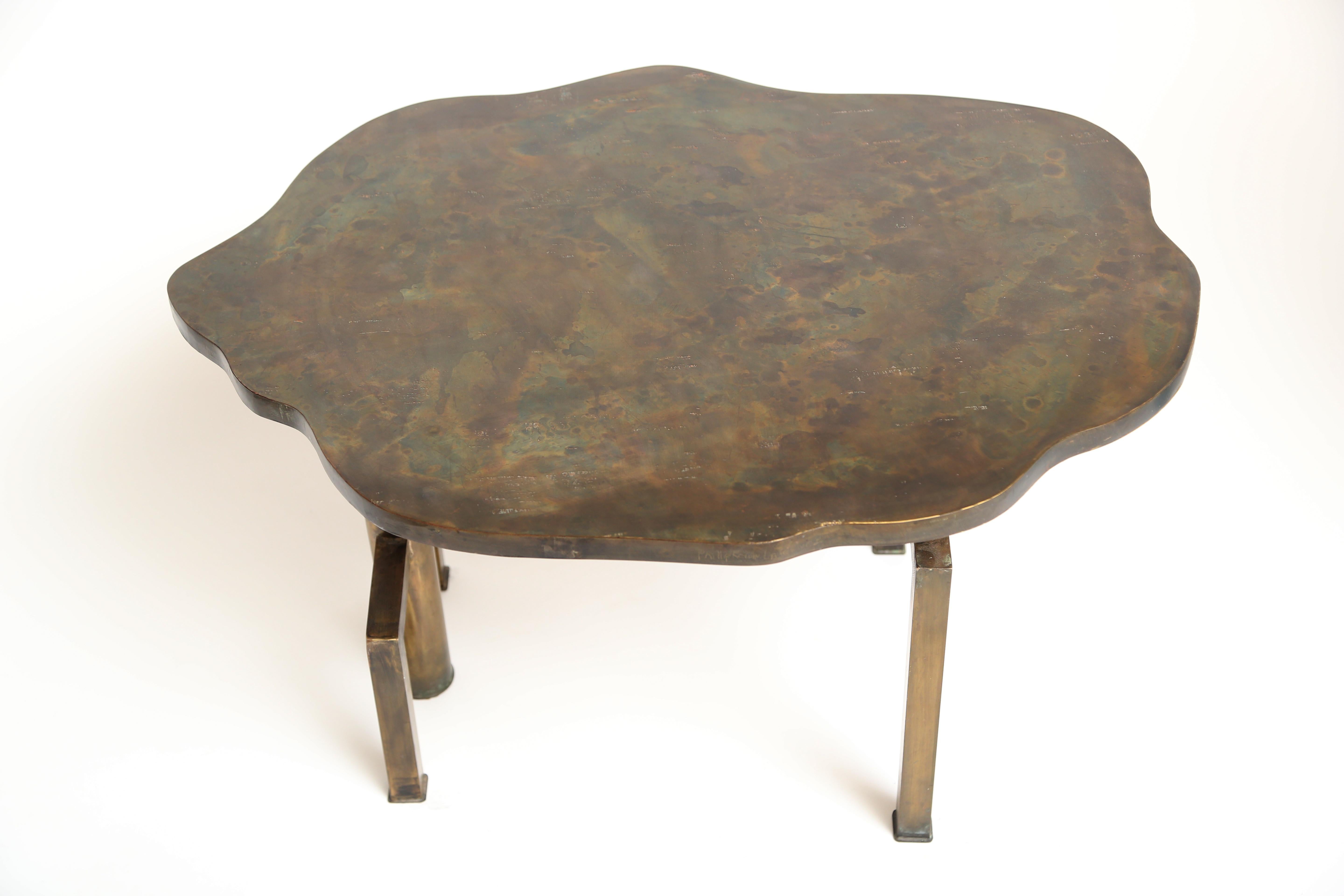 Rare Philip and Kelvin Laverne Turtle Top Table at 1stDibs | turtle ...