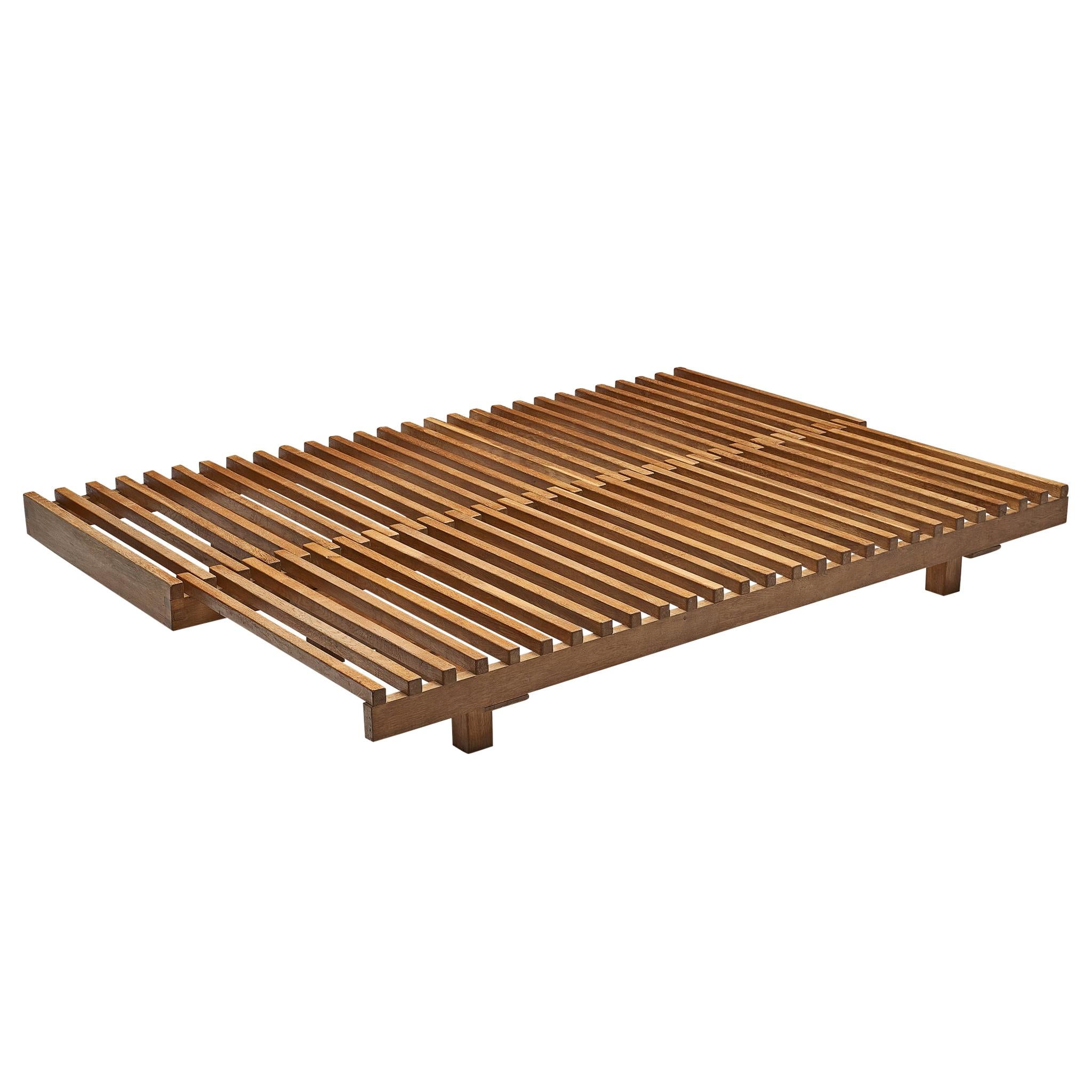 Rare Pierre Chapo L07 Sliding Day Bed in Oak For Sale at 1stDibs ...