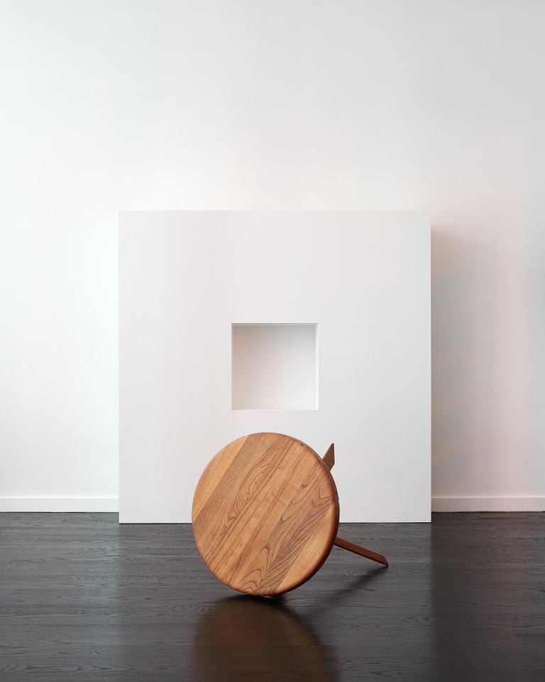 Rare Pierre Chapo T21G Gueridon/Side Table For Sale at 1stDibs