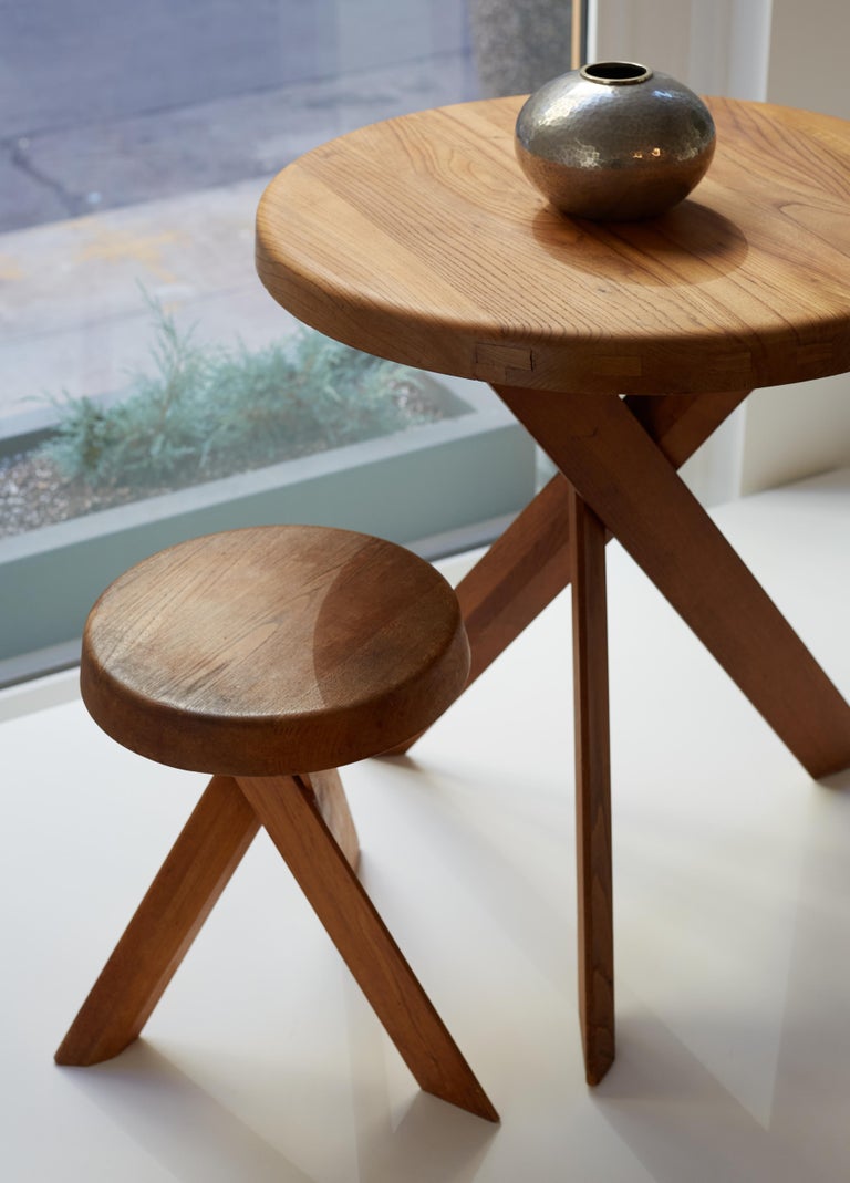 Rare Pierre Chapo T21G Gueridon/Side Table For Sale at 1stDibs