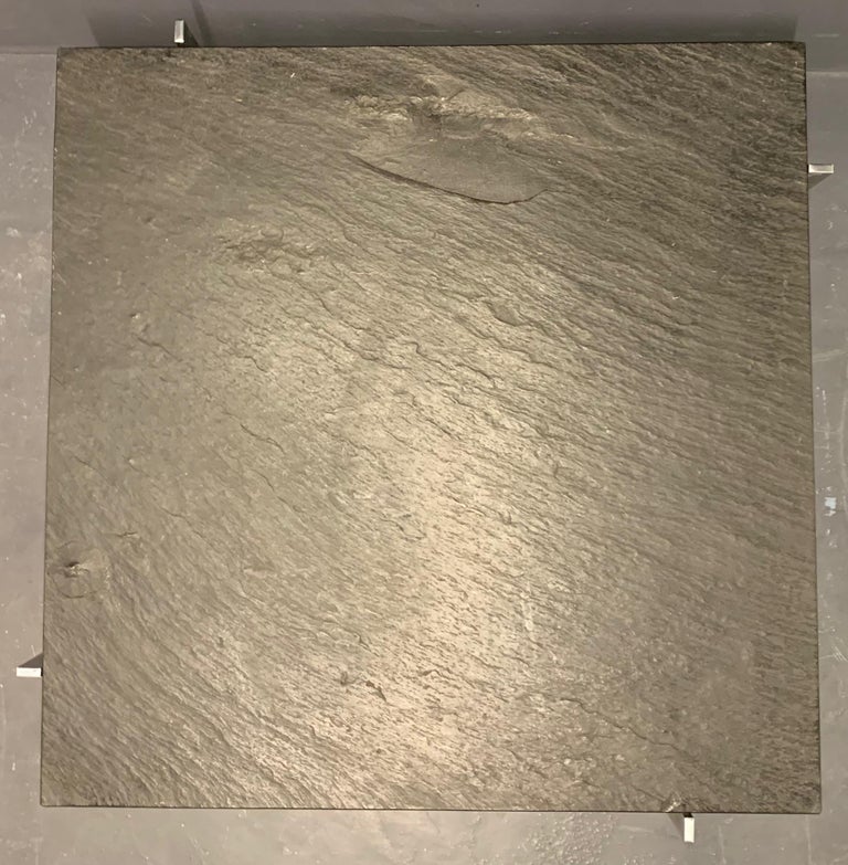 Rare PK61 Coffee Table Signed EKC with Amazing Slate Top For Sale at ...