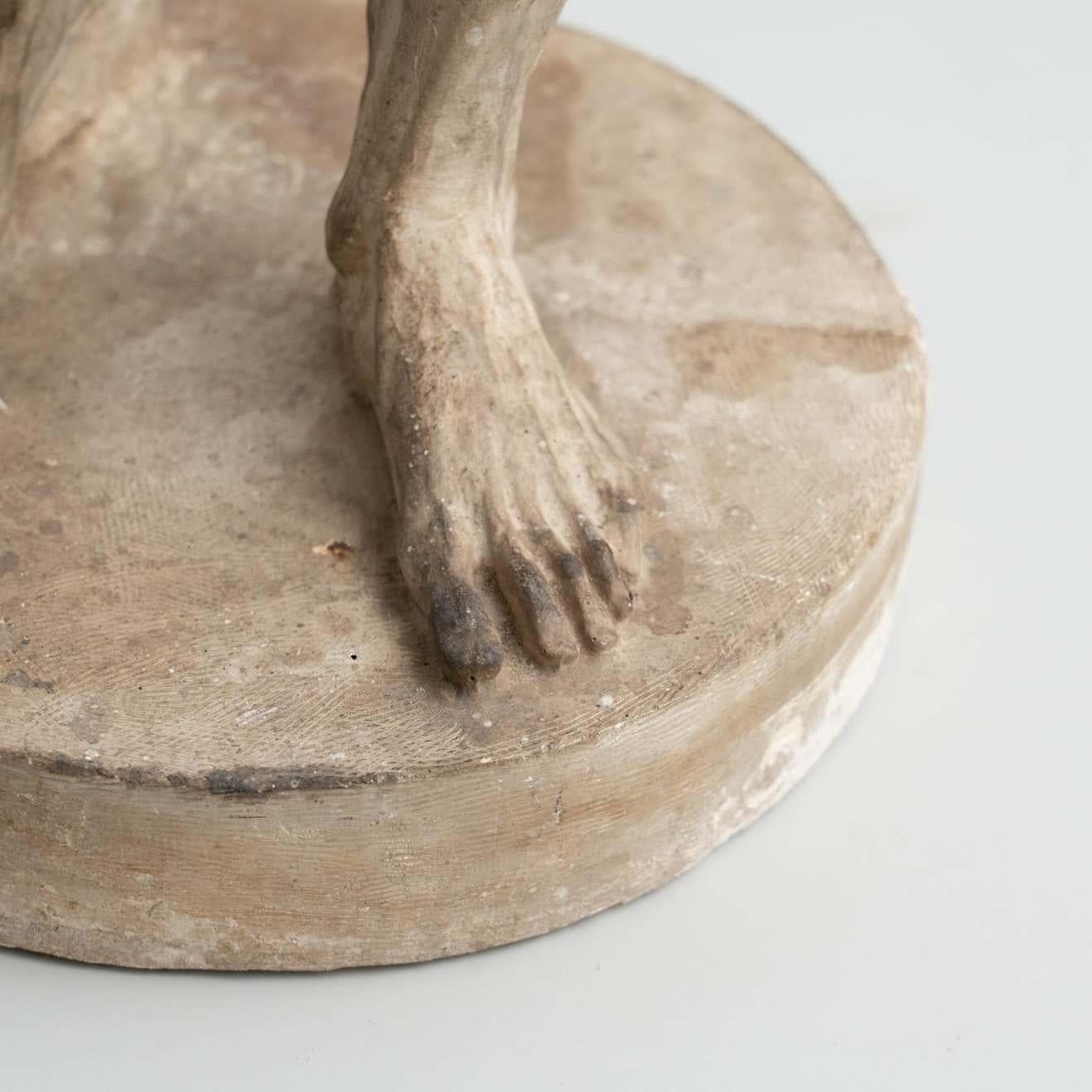 Rare Plaster Traditional Anatomic Sculpture, circa 1930 For Sale at 1stDibs