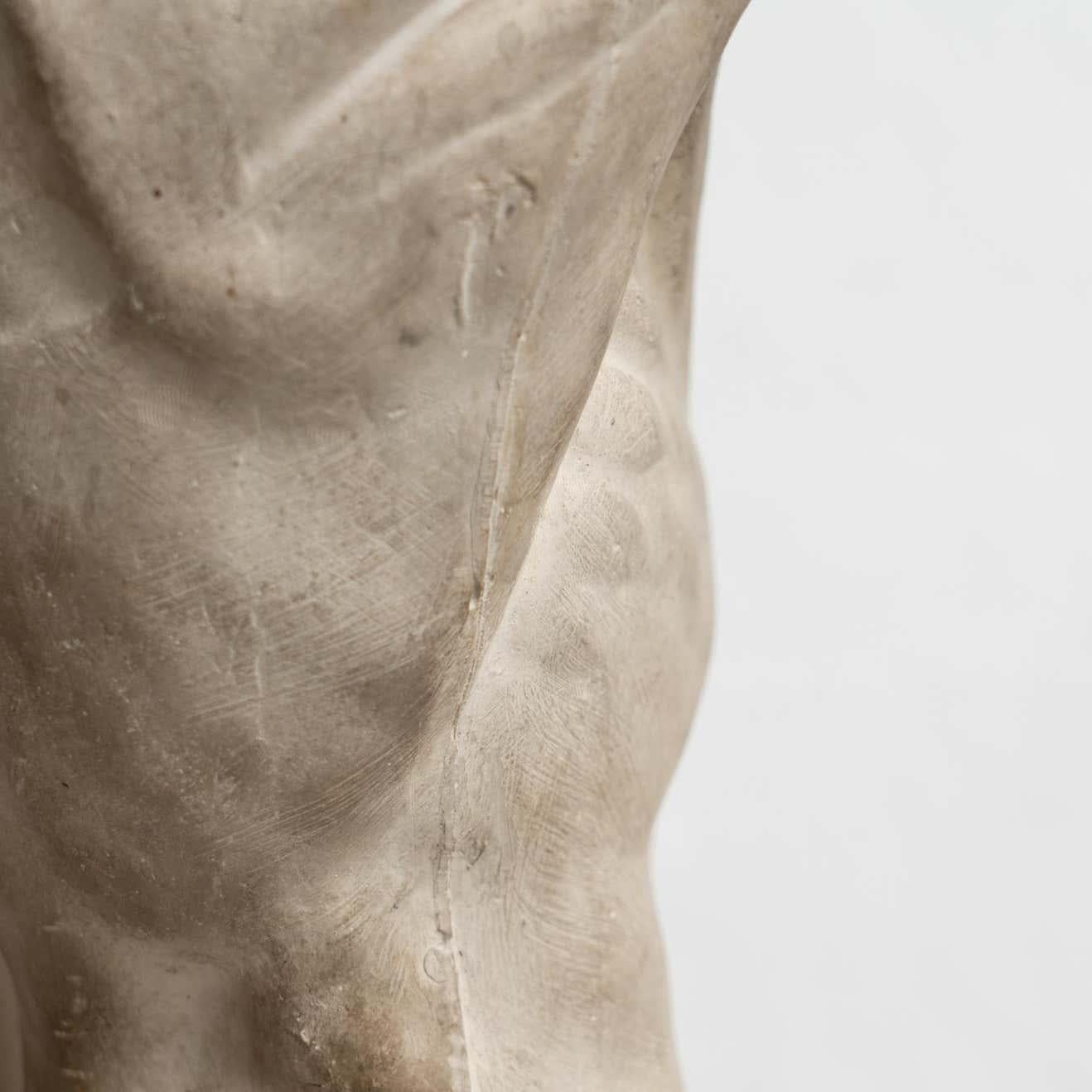 Rare Plaster Traditional Anatomic Sculpture, circa 1930 For Sale at 1stDibs