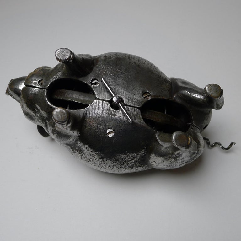 Rare Polished Pig / Hog Mechanical Bell, C.1890 For Sale at 1stDibs