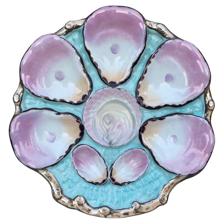 Seltener Austernteller aus Porzellan von Carl Tielsch, um 1900 im ...