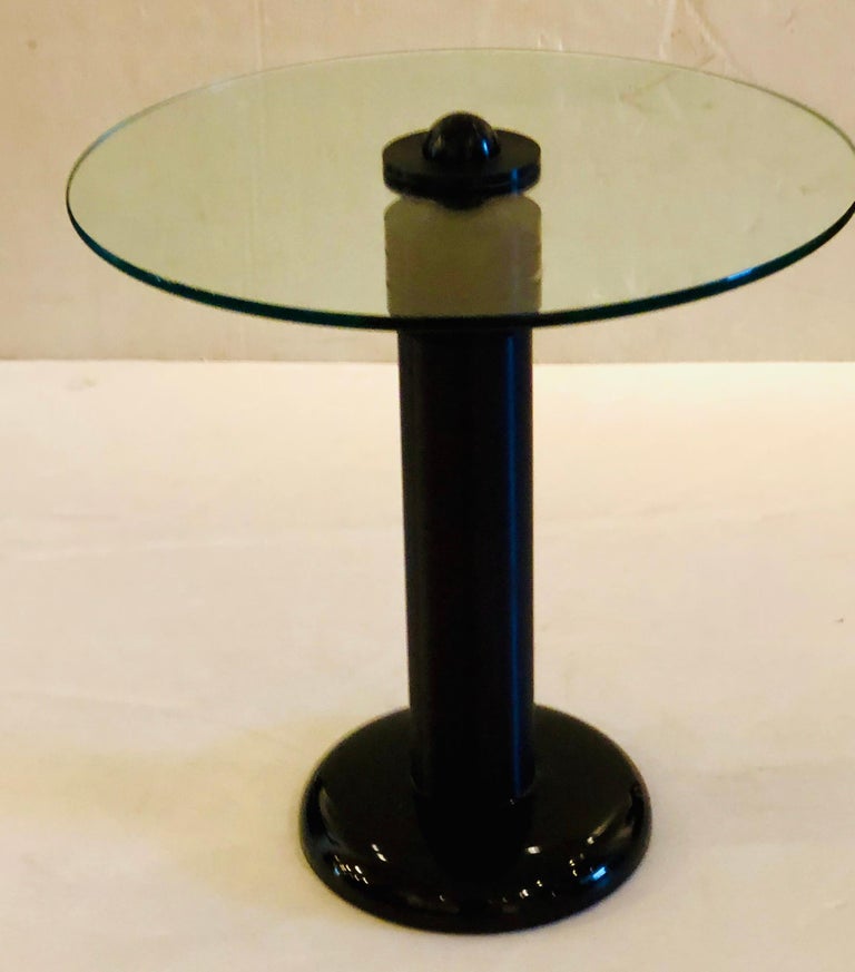 Rare Postmodern Memphis Cocktail End Table by Kaiser-Newman at 1stDibs