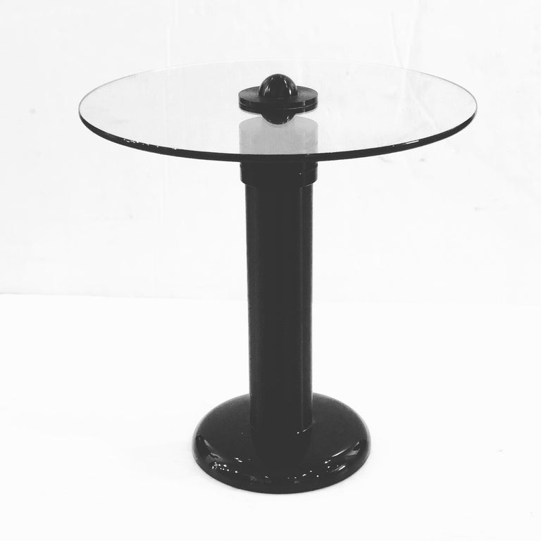 Rare Postmodern Memphis Cocktail End Table by Kaiser-Newman at 1stDibs
