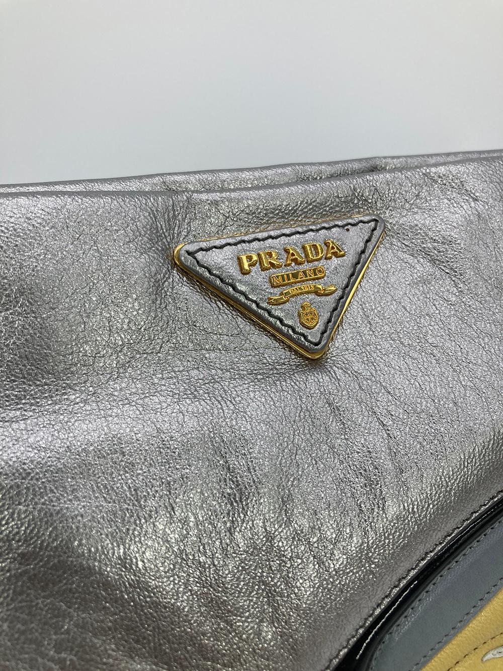 RARE Prada Hot Rod Classic Car Clutch Pochette For Sale at 1stDibs