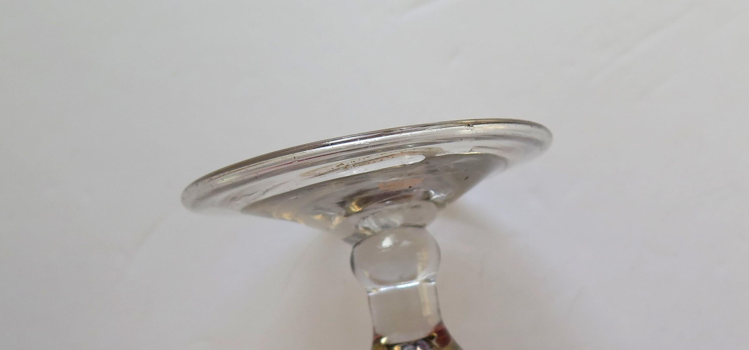 Rare Queen Anne Heavy Baluster Wine Drinking Glass, English Circa 1700 ...