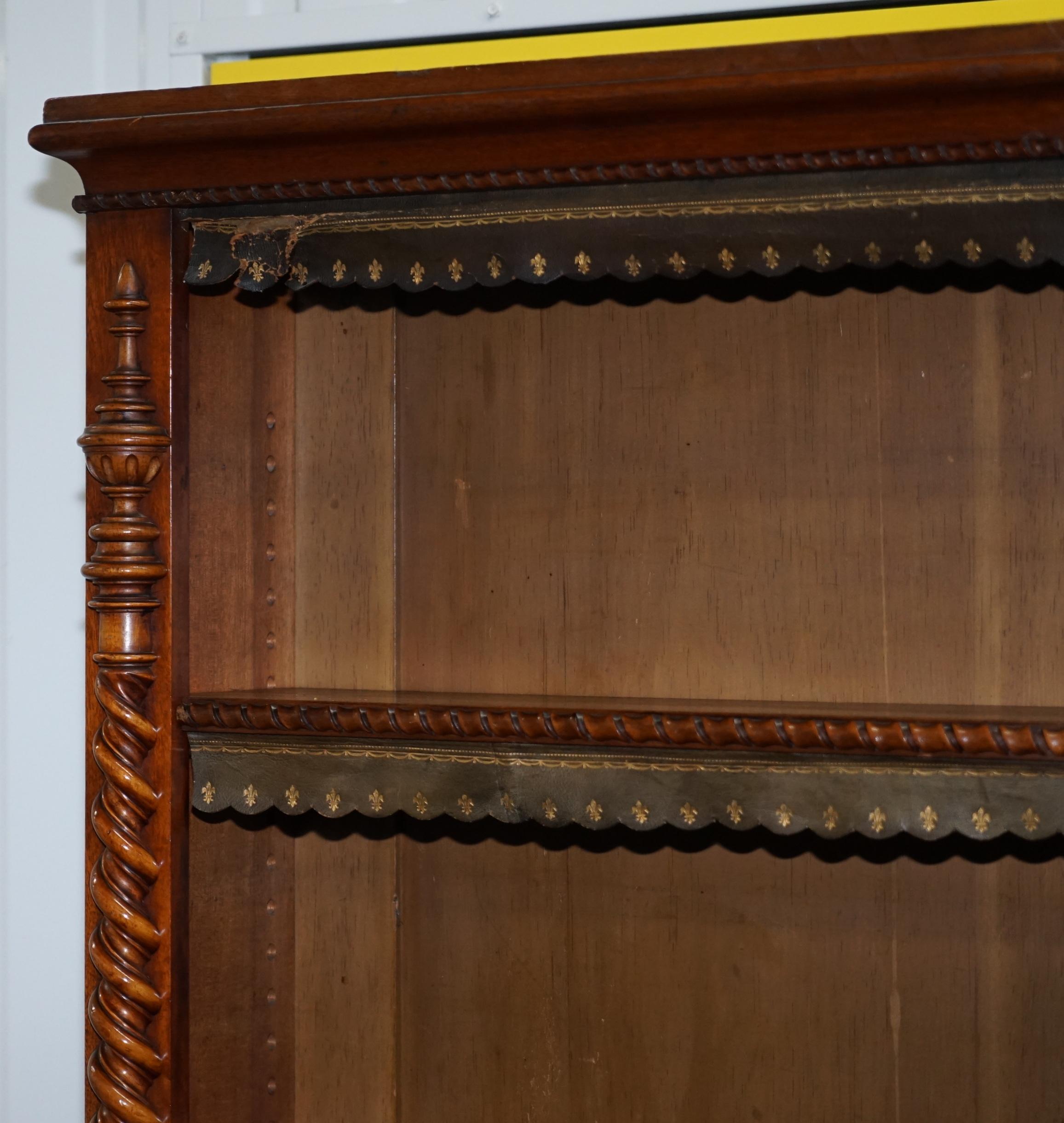 Rare Regency Library Bookcase with Hidden Build in Coat Cupboards ...