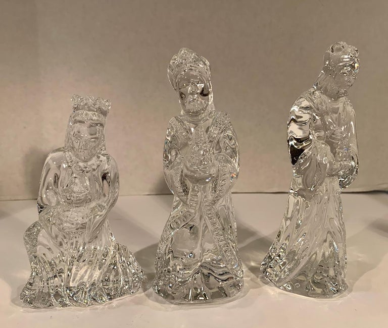 Rare Retired Waterford Crystal Nativity Set, Nine Pieces, Made in ...