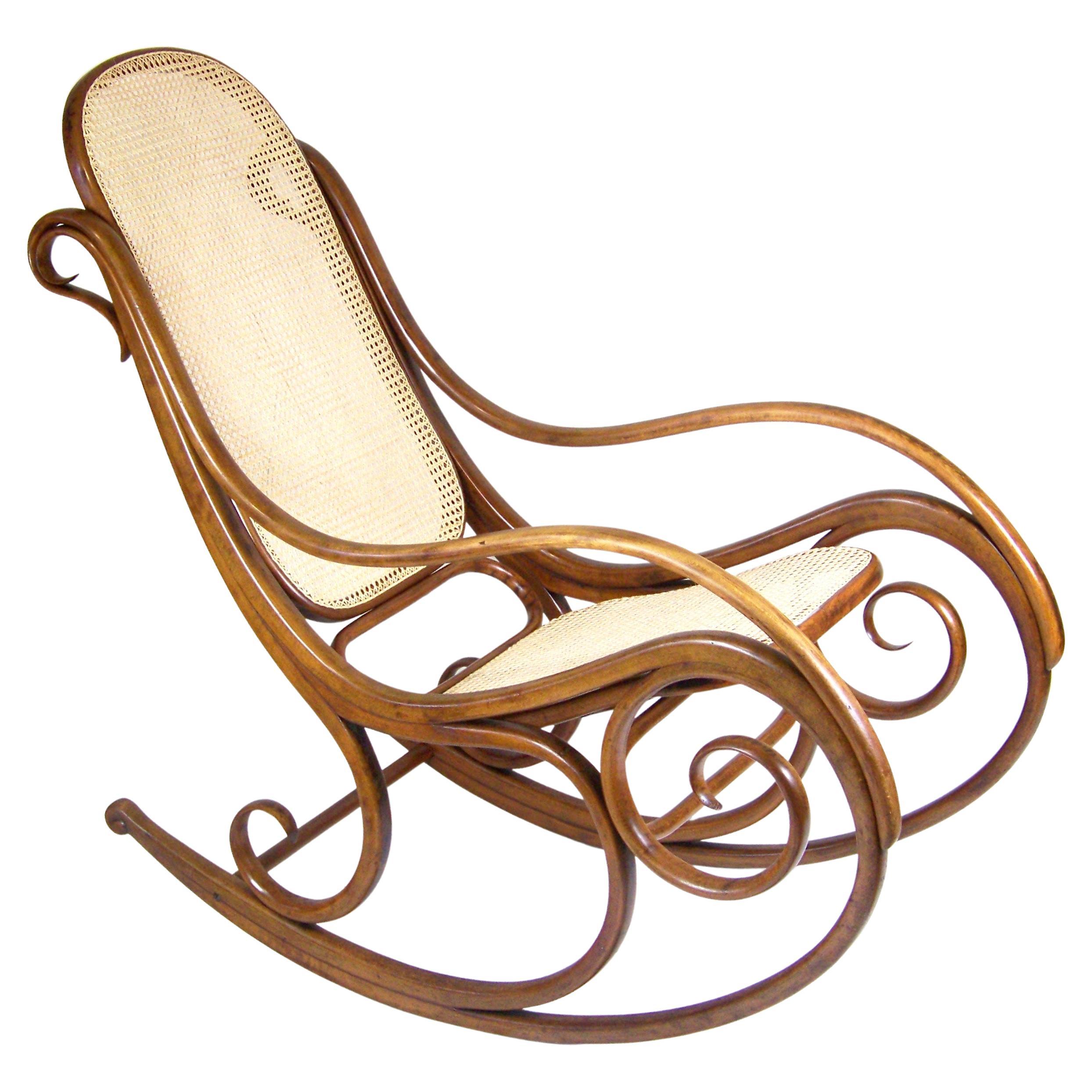 Rare Original Thonet Bentwood Rocker at 1stDibs | thonet rocker ...
