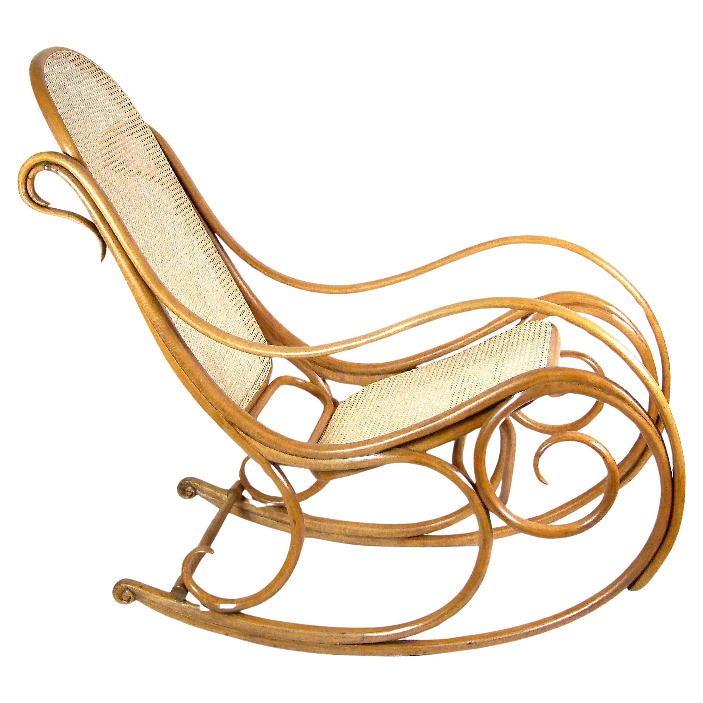 Rare Danish Teakwood Holger George Jensen Rocking Chair at 1stDibs