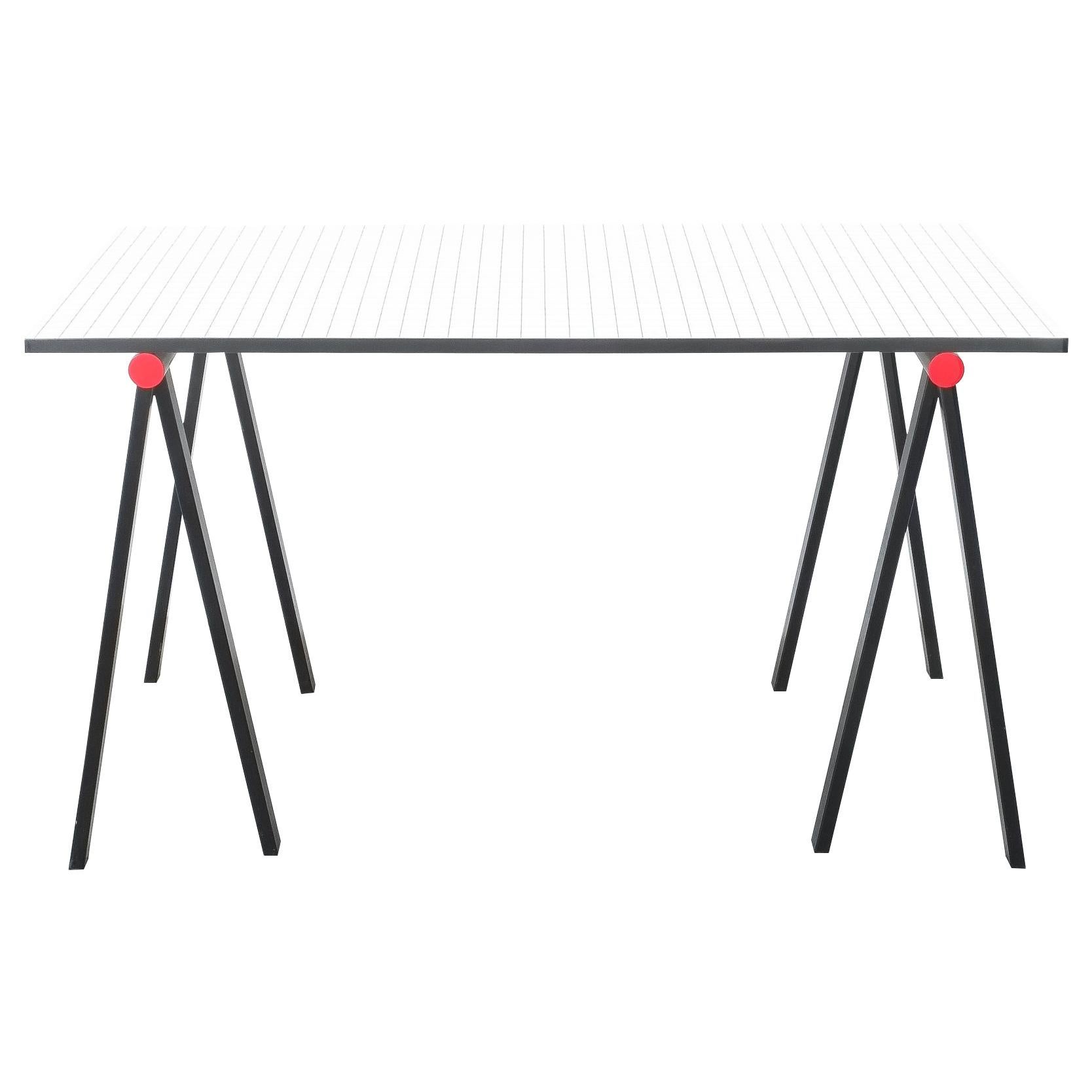 Rare Rodney Kinsman for Bieffeplast Desk Grid Table, Italy, circa 1985 ...