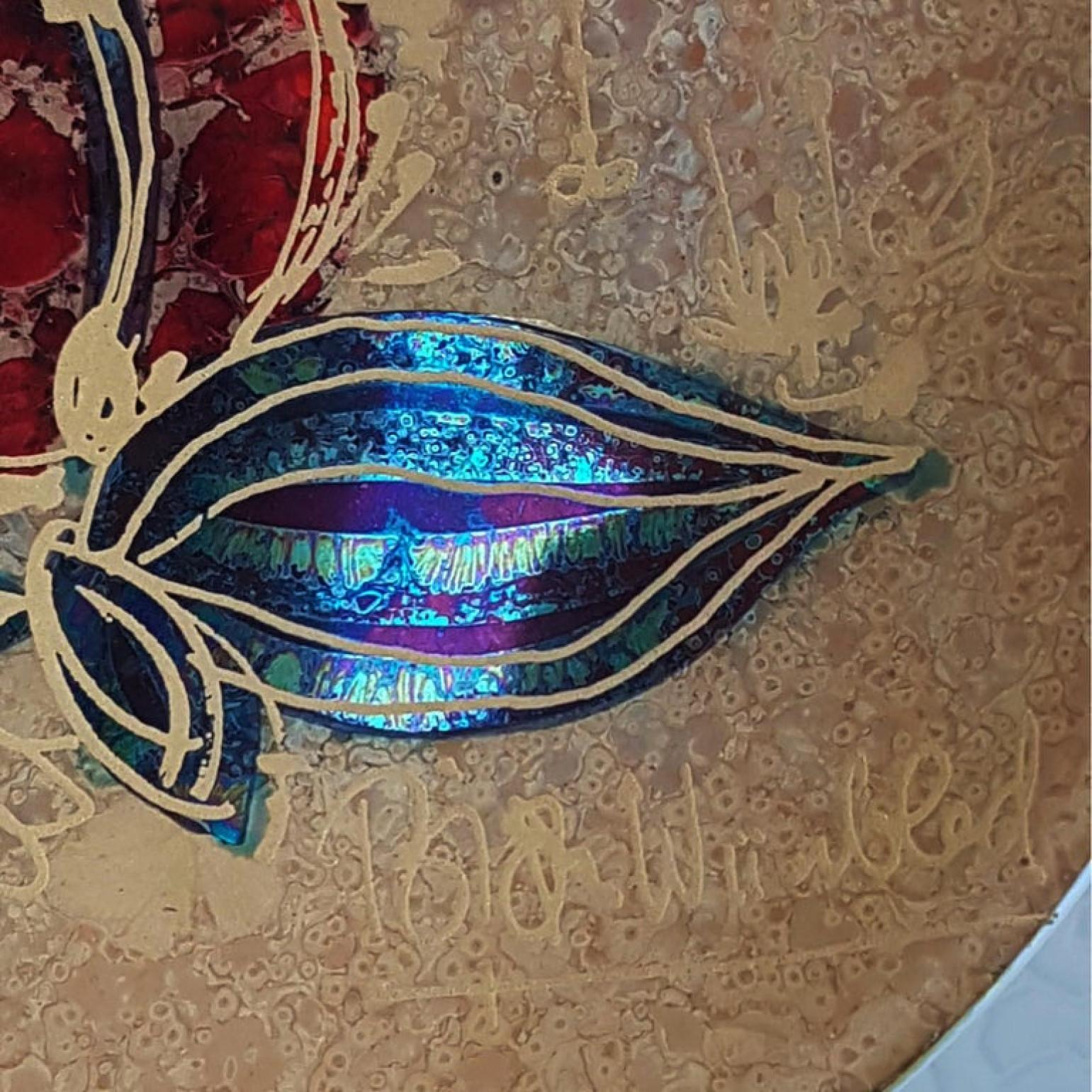 Rare Rosenthal Studio Hand Painted Gilded Platter by Bjorn Wiinblad ...