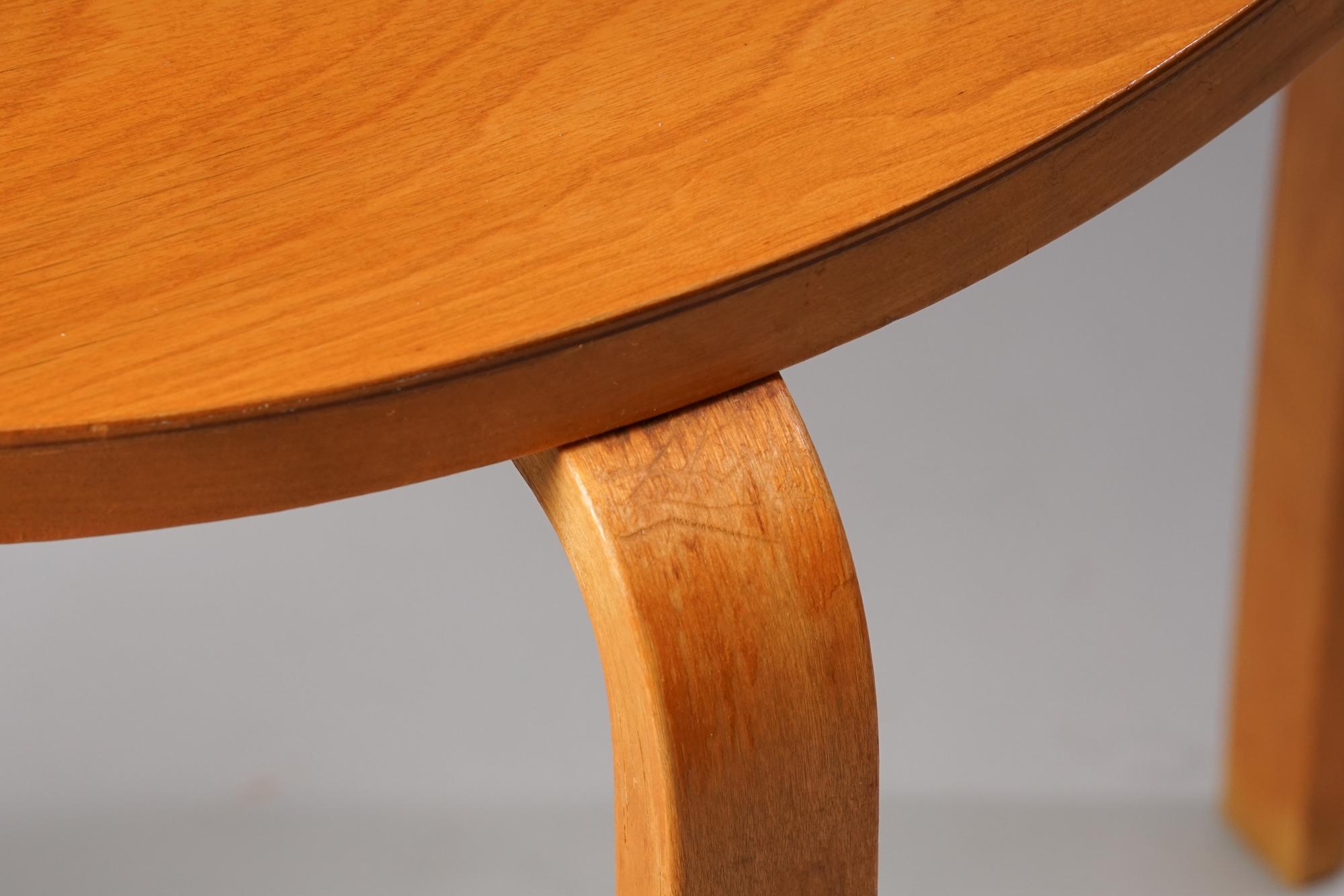Rare Round Table, Alvar Aalto, Oy Huonekalu- ja Rakennustyötehdas Ab ...