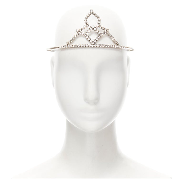 rare SAINT LAURENT Hedi Slimane Runway Grunge Punk crystal rhinestone ...