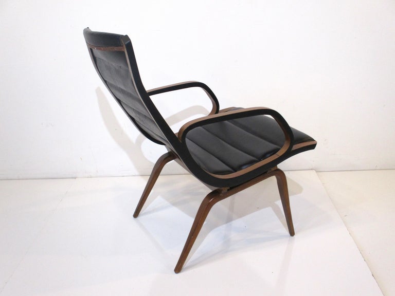 Rare Sculptural Arm / Lounge Chair by Norman Chener for Plycraft For ...