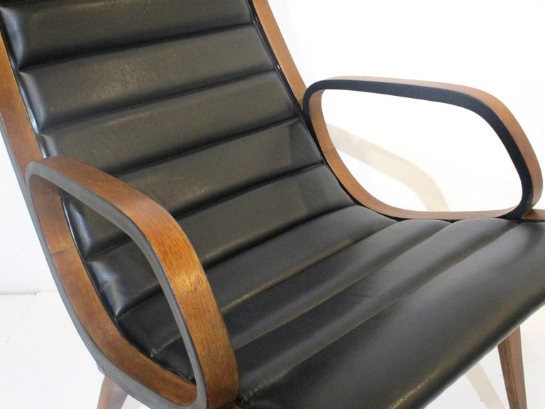Rare Sculptural Arm / Lounge Chair by Norman Chener for Plycraft For ...