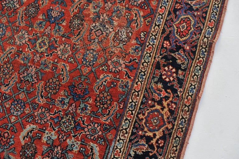 Rare Sensational Antique Rug with Iconic Herati Pattern, C. 1920's For ...