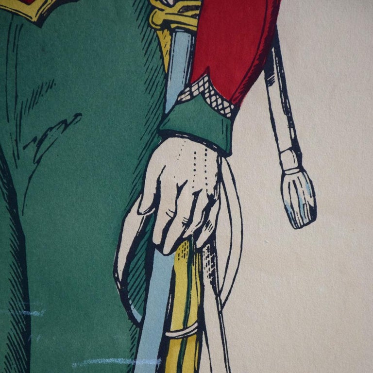 Rare Set of 19th Century Lithograph Posters For Sale at 1stDibs