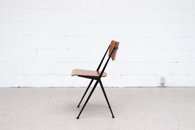 Rare Set of 6 Wim Rietveld Pyramid Stacking Chairs at 1stDibs