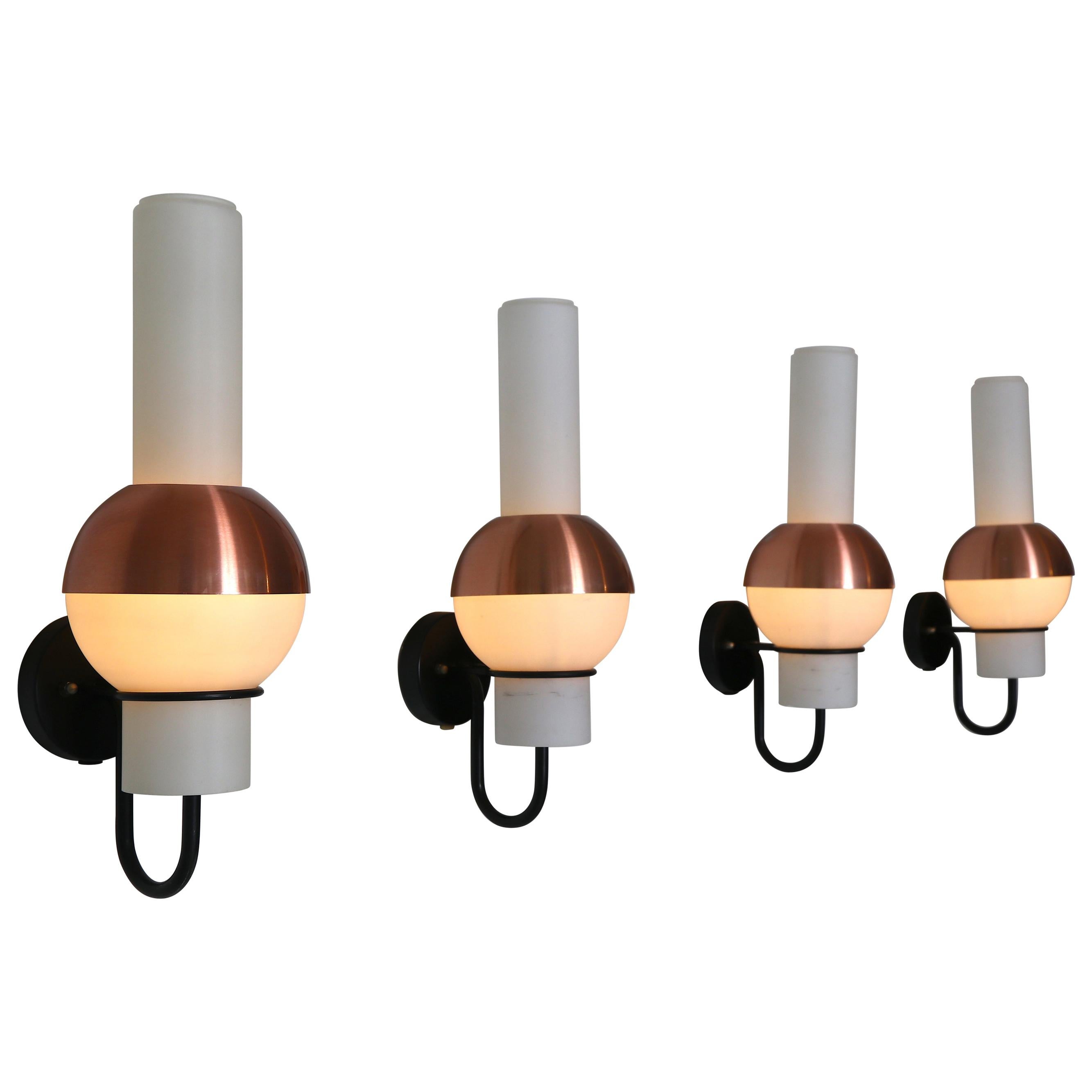 Set of Five Sconces by RAAK For Sale at 1stDibs