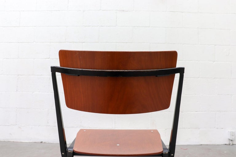 Rare Set of 8 Wim Rietveld Pyramid Stacking Chairs at 1stDibs