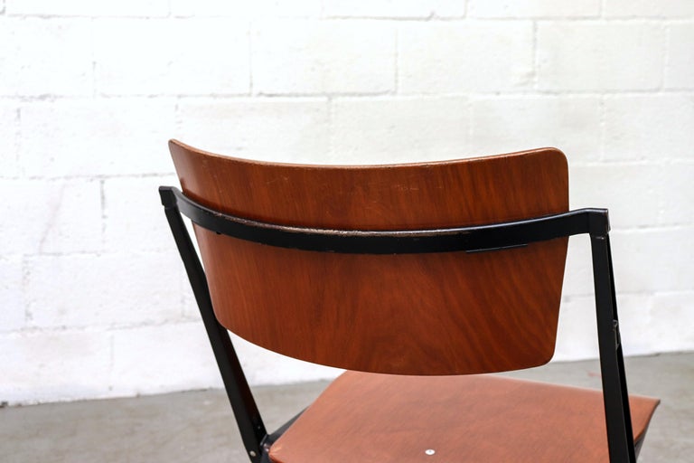 Rare Set of 8 Wim Rietveld Pyramid Stacking Chairs at 1stDibs