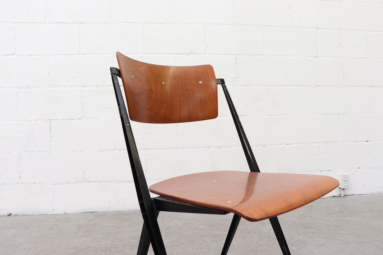 Rare Set of 8 Wim Rietveld Pyramid Stacking Chairs at 1stDibs