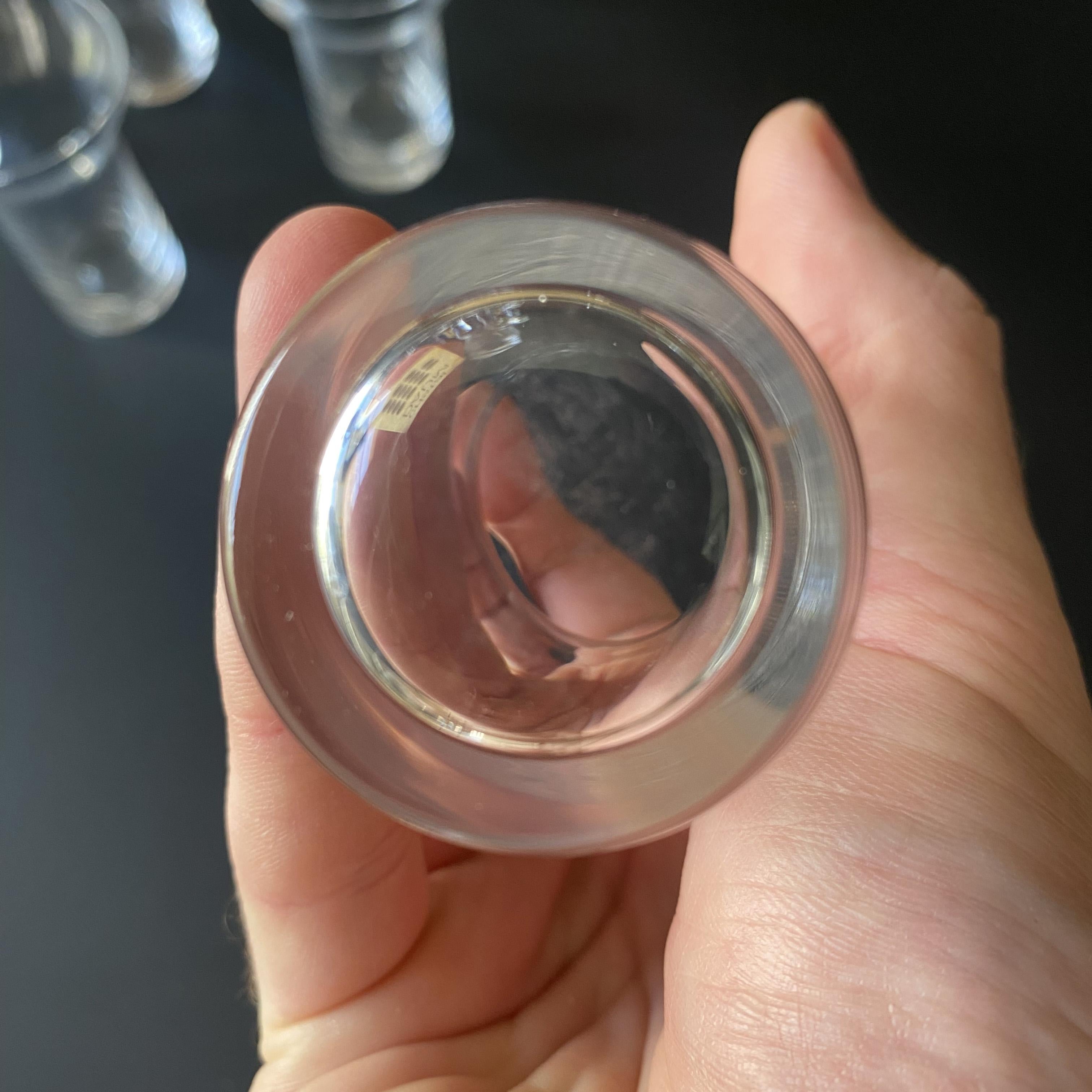 Rare set of 9 Bulles glasses by Roger Tallon for Daum, from the 3T ...